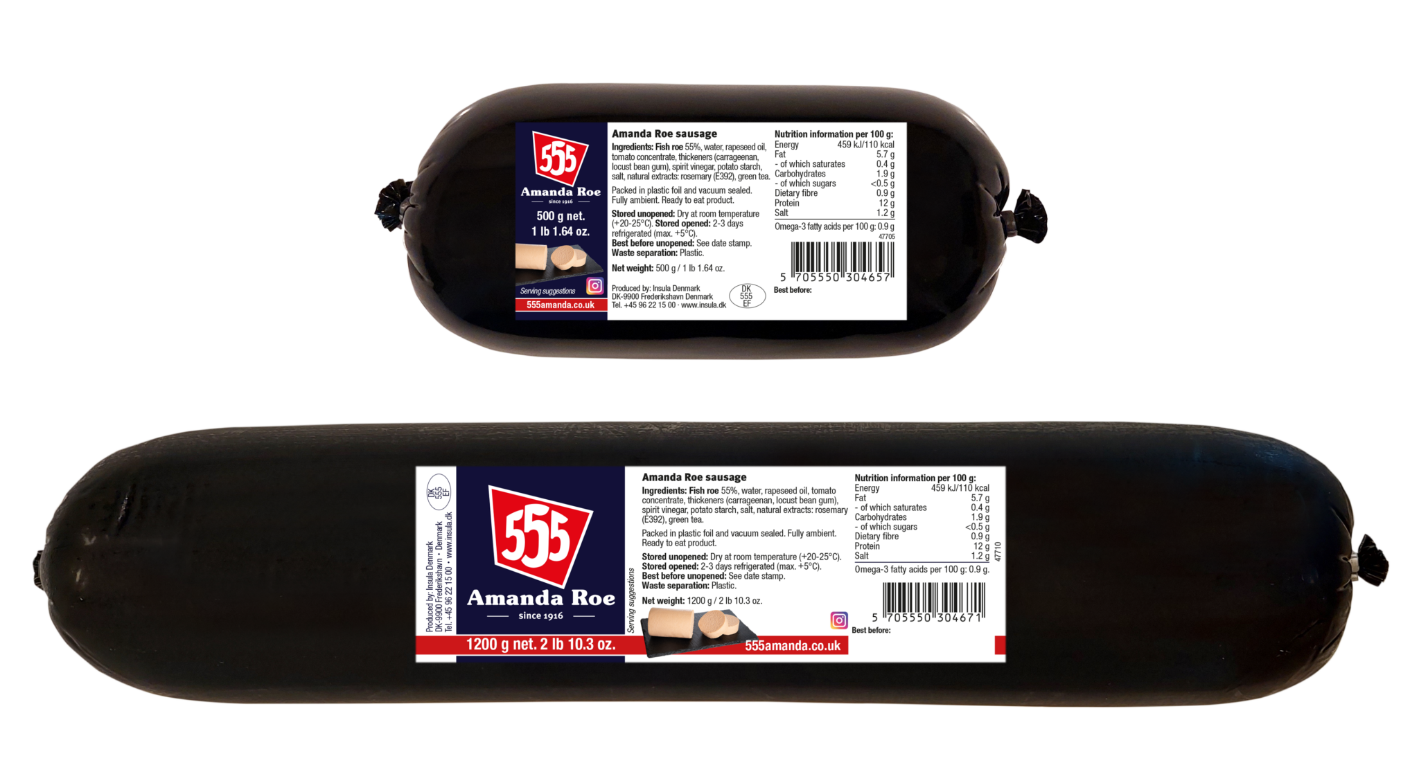 555 Amanda Roe sausage - 555 Amanda