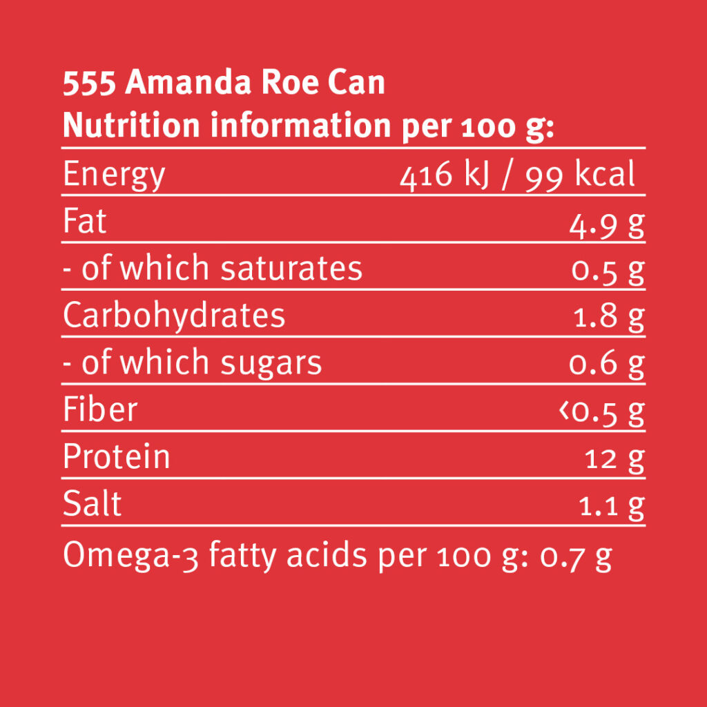 555 Amanda Roe can 600 g - 555 Amanda
